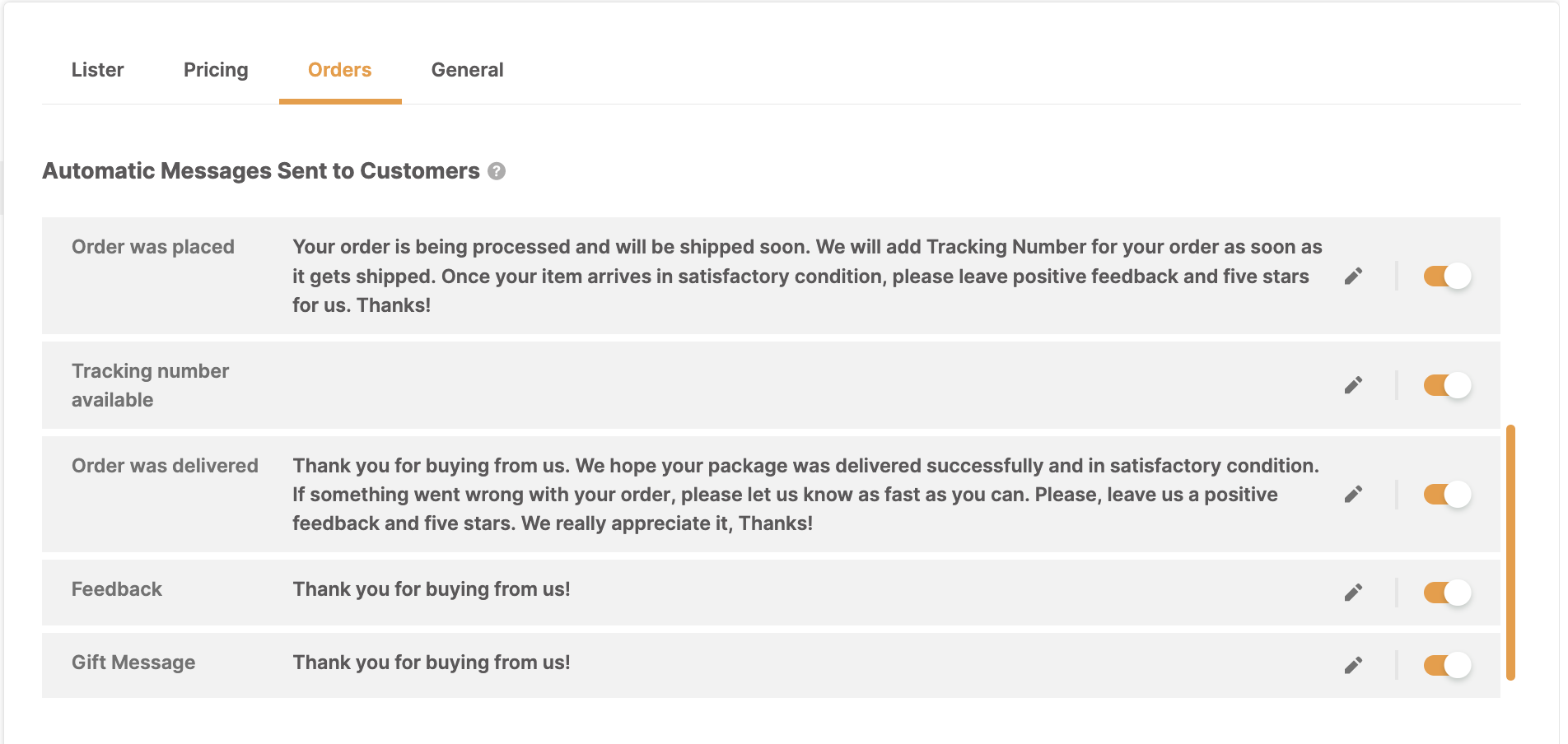 How To Set Automatic Messages To Your Buyers 